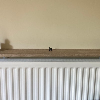 Rounded Radiator Shelf 1200x150x18mm Light Oak Laminated Texture - Etsy UK