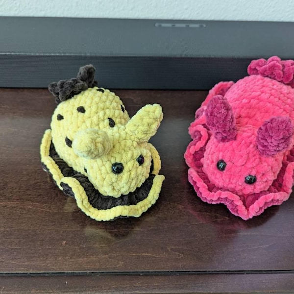 Dorid Nudibranch Amigurumi Pattern, Crochet Sea Slug Pattern Only - Etsy