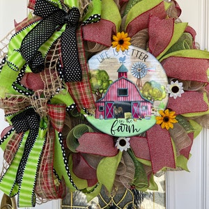 Welcome Floral Wreath Sign, Spring Summer Wreath Attachment, Teal Blue ...