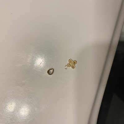 14K Solid Gold Scapular Pendant Necklace Yellow Gold Scapular Necklace ...