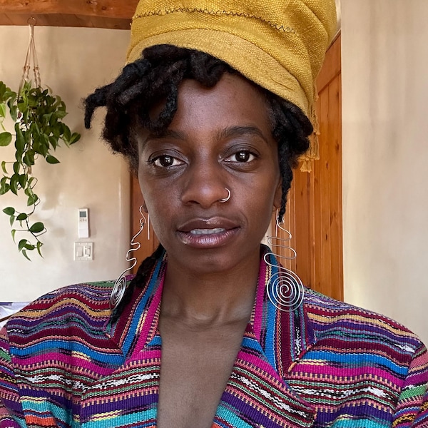 Women's Mud Cloth Hat, Unisex Mud Cloth Hat, Black and White Medium ...