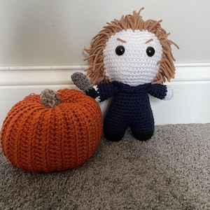 Pattern Only Halloween Horror Icon Inspired Michael Crochet Amigurumi ...