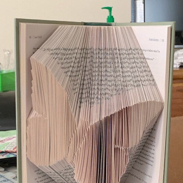 BUTTERFLY Book Folding Pattern — 225 Folds (450 Numbered Pages). PDF ...