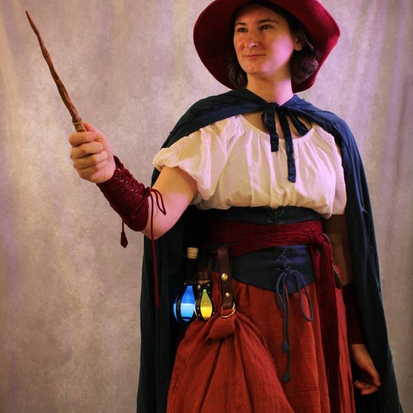 Glowing Light Elixir in Small Potion Bottle With Leather Holster, USB Rechargeable - Etsy