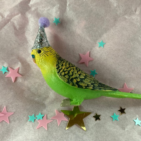Parakeet Cake Topper/birds Party Cake/bird Animal Cake Toppers/party ...
