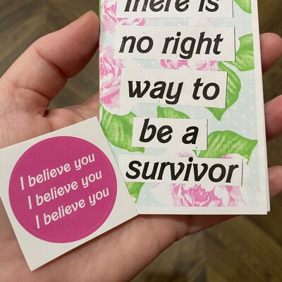 Someone I Love Has Ptsd Heart Sticker Pink Cute Self Love Laptop Water ...