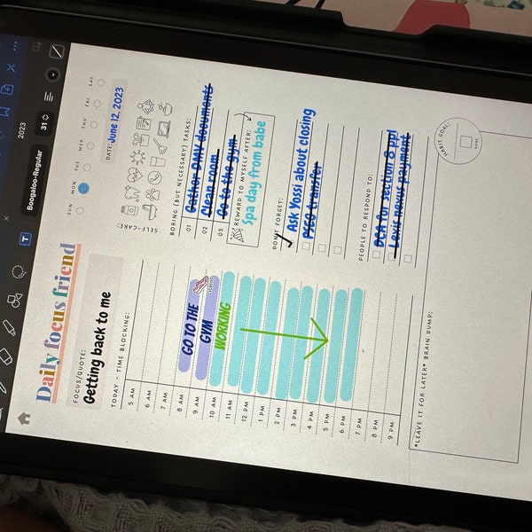 ADHD Digital Planner (made by an ADHDer) for iPad, Goodnotes + Android ...