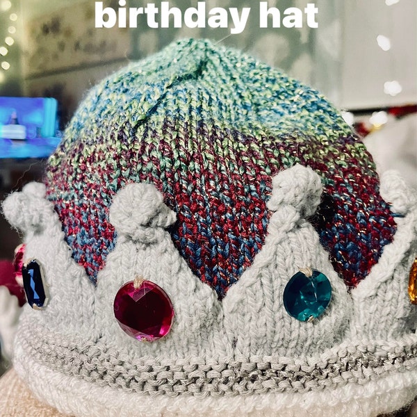 The Royal Beanie Knitting Pattern - Etsy