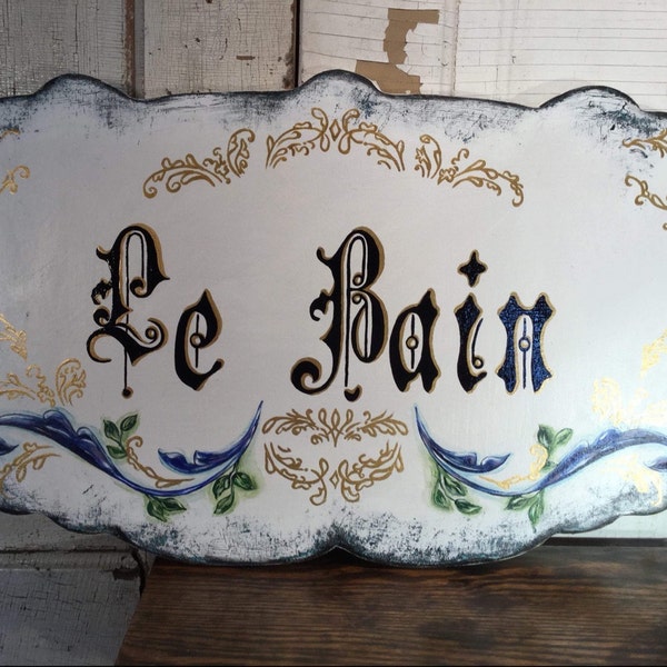 PATISSERIE FRENCH WOOD Kitchen Sign Confiseries Pastry Sign Chefs Sign ...