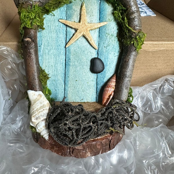 Ocean Fairy Door - Under the Sea Themed Fairy Decor, Nautical Fairy ...
