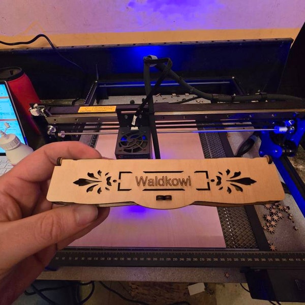 Laser Cut Business Card Holder With Pen & Pencil Stand 3mm-4mm - Etsy