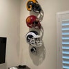Full Size Floating Football Authentic Helmet Wall Display Holder - Etsy