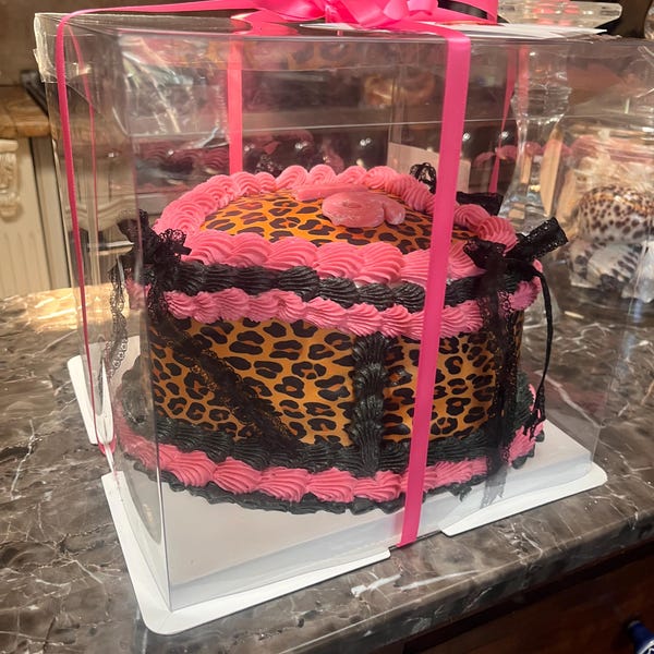 Cheetah Leopard Print Pattern Edible Picture Strips | Wrap Sides of ...
