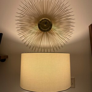 Rust Large Wall Clock Rust Game Metal Modern Wall Clock Copper | Etsy