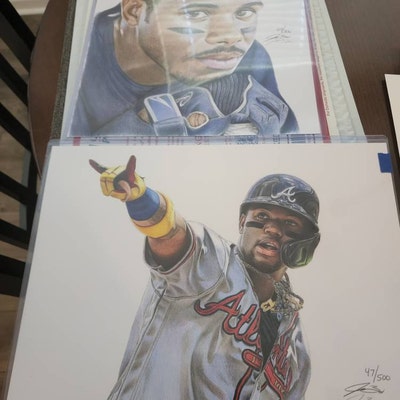 Cal Ripken Jr Pencil Drawing Print 11x14 Numbered to 300 Baltimore ...