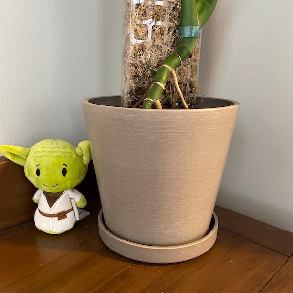 7 Planter Pot With Drainage Hole & Plug Indoor Planter Pot Eco-friendly ...