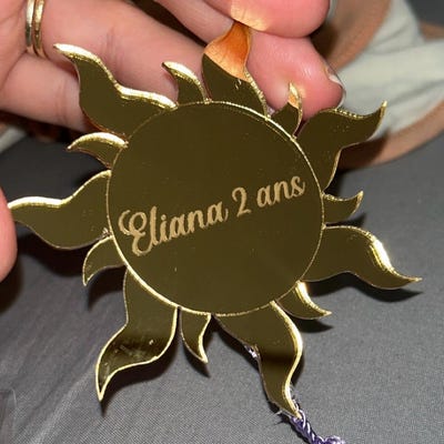 Tangled Sun Table Numbers With Stand, Quinceanera, Princess Party ...