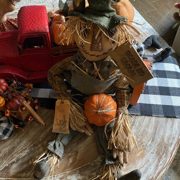 Primitive Crow Doll Pattern Make Do Crow Doll Pattern Fall Crow Pattern