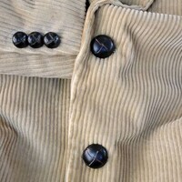 QUALITY ITALIAN Black Cream Buttons Vintage Sewing Button for Clothing ...