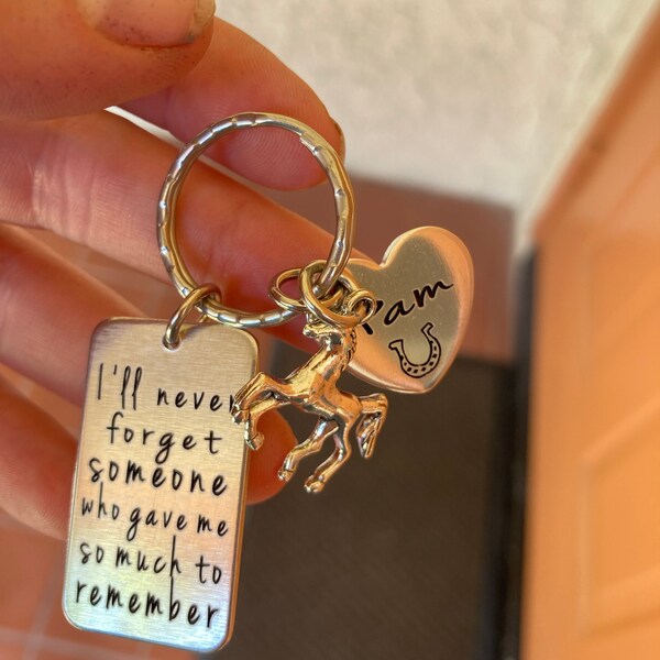 Memorial Key Ring, Remembrance Gift, Sympathy Necklace, Loss of Dad ...