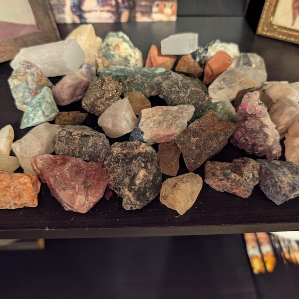 Mystery Bag of Assorted Crystals, Natural Raw Gemstones, Wholesale ...