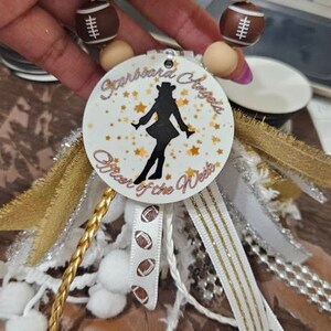 Customizable Sports Keychain, Handmade Silicone Bead Keychain ...