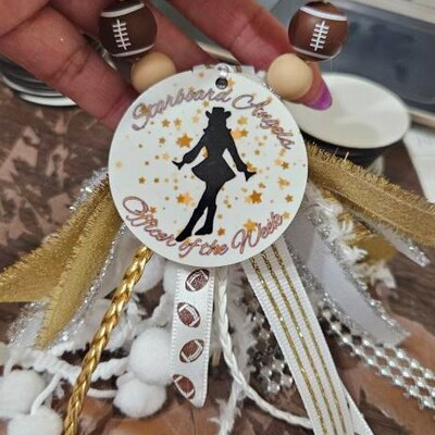 Customizable Sports Keychain, Handmade Silicone Bead Keychain ...