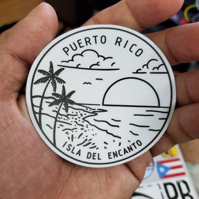 Puerto Rico Sticker Puerto Rico Decal Multiple Sizes Bumper Sticker ...