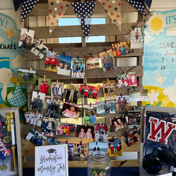 Printable Graduation Memory Jar Sign, Memory Jar, Graduation Party ...