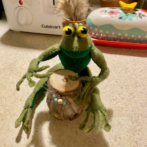 Frog Prince PDF Pattern, Felt Ornament, Beginner Sewing, Felt Animal ...