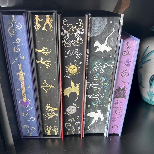 The Spirit Bares Its Teeth HAND-PAINTED EDGES Sprayed Book Edges spray ...