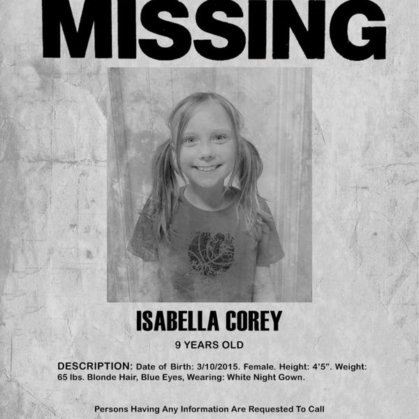 IT Movie Missing Poster (one per Purchase) - Etsy
