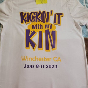 Family Reunion Svg, Family Shirt, Kickin It With My Kin Svg, Reunion ...