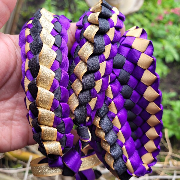 Maroon and Gold Graduation Ribbon Lei - Etsy