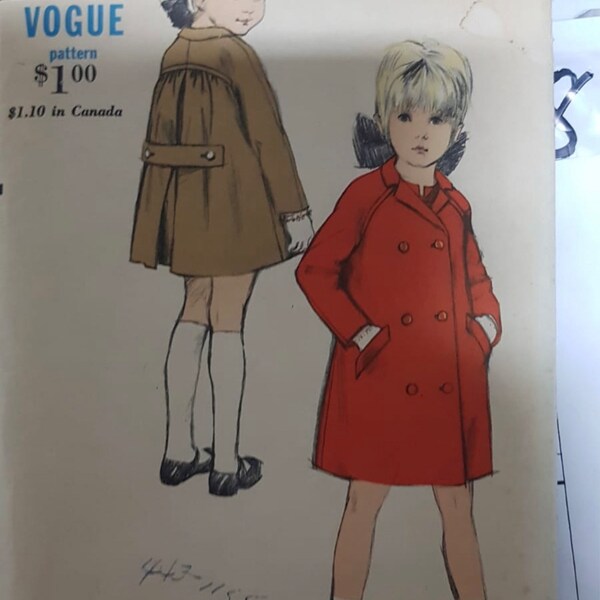 Uncut Vintage 1990's Very Easy Very Vogue 8564 Mock Wrap Dress Pattern ...