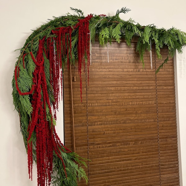 Deep Red Amaranthus Hanging Preserved - Etsy