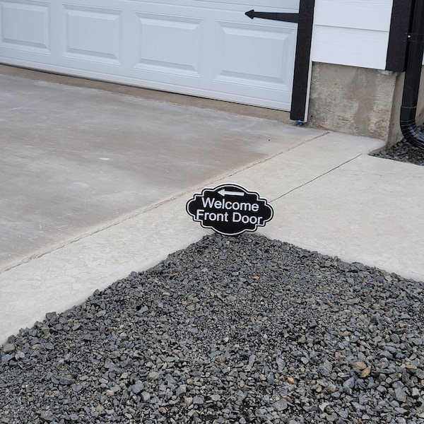 Entrance Sign, Directional Sign, Enter Sign, Business Signage, Front ...