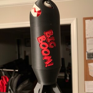 3D Printed Customizable Banzai Bullet Bill f-bomb, the Bomb, I'm the ...