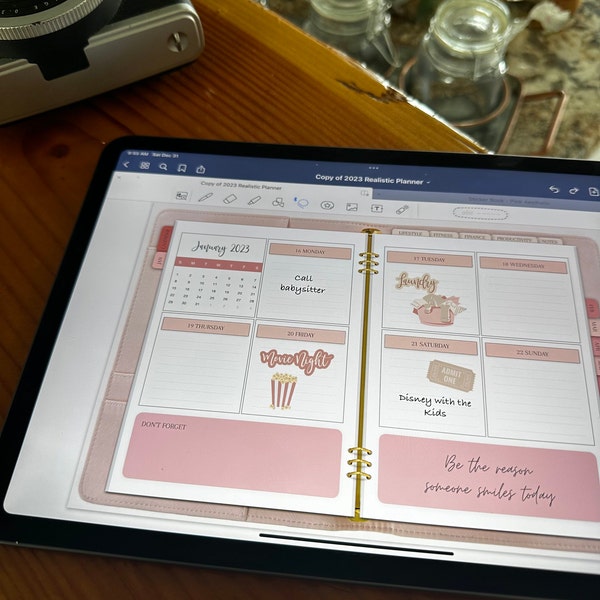 Digital Travel Planner, iPad Travel Journal, Traveler Gift, Vacation ...