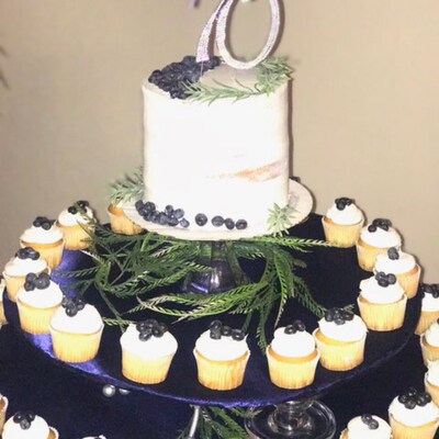 70 Birthday Cake Topper SILVER 70th Rhinestone Anniversary Topper 70 ...