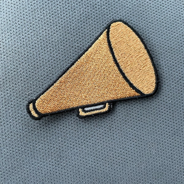 Megaphone Patch! Custom Made! Any Color Combo! AP19 - Etsy