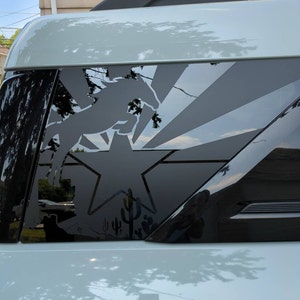 Fits Only for 10-24 Subaru Outback, Ocean Wave, Quarter Window, Sticker ...