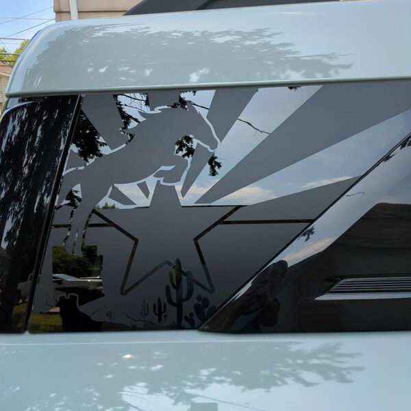 Compass Adventure Side Body Vinyl Decal, Side Panel Decal, Stripe Decal ...