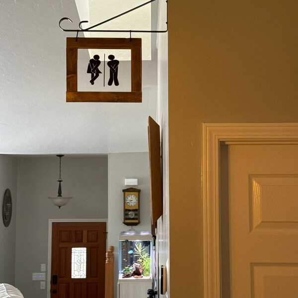 NEW! EVERYTHING INCLUDED! Potty Sign Restroom Symbol Bathroom Sign ...
