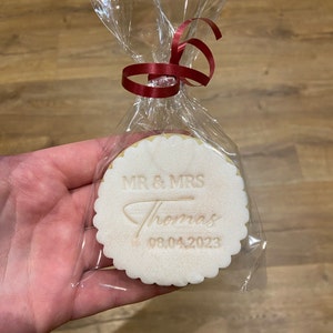 CUSTOM Names Mr and Mrs With Date Cookie Biscuit Stamp Fondant - Etsy UK