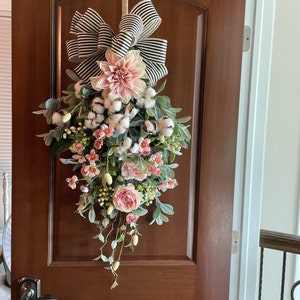 Extra Large Swags for Front Double Doors, Grass and Garland Privacy ...