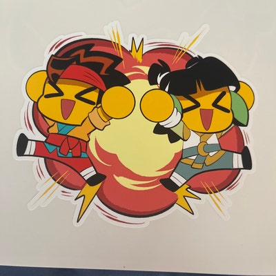 Chibi Party MK and SWK Cardboard Cutout Sticker 3 Inch Matted Sticker ...