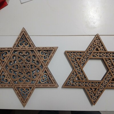 Laser Cut File STAR of DAVID Svg Cricut for Jewish Star Laser Cut ...