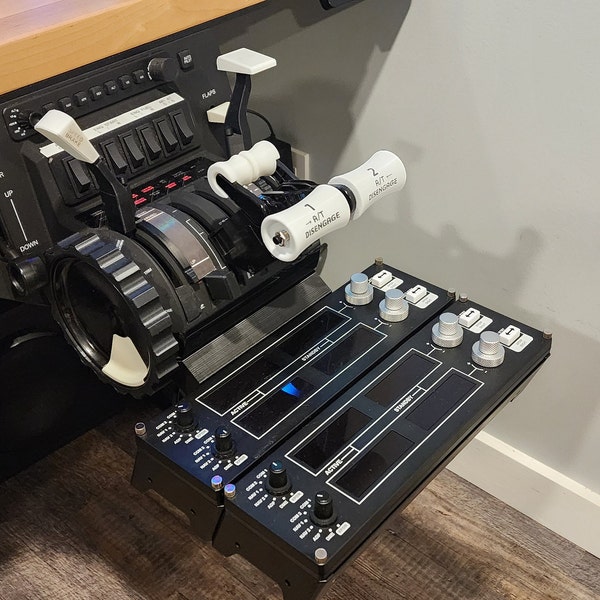 Logitech/saitek Panel Under Mount for Honeycomb Bravo Throttle - Etsy