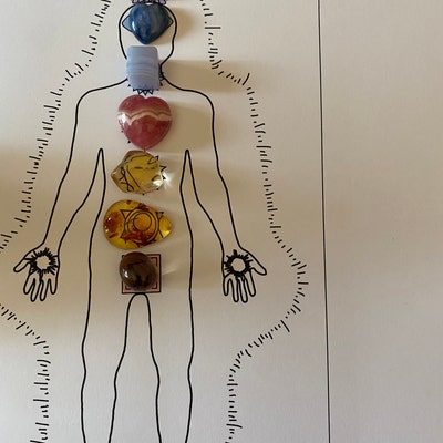 Man Distance Reiki Chakra Healing Board Printable Template Crystal ...